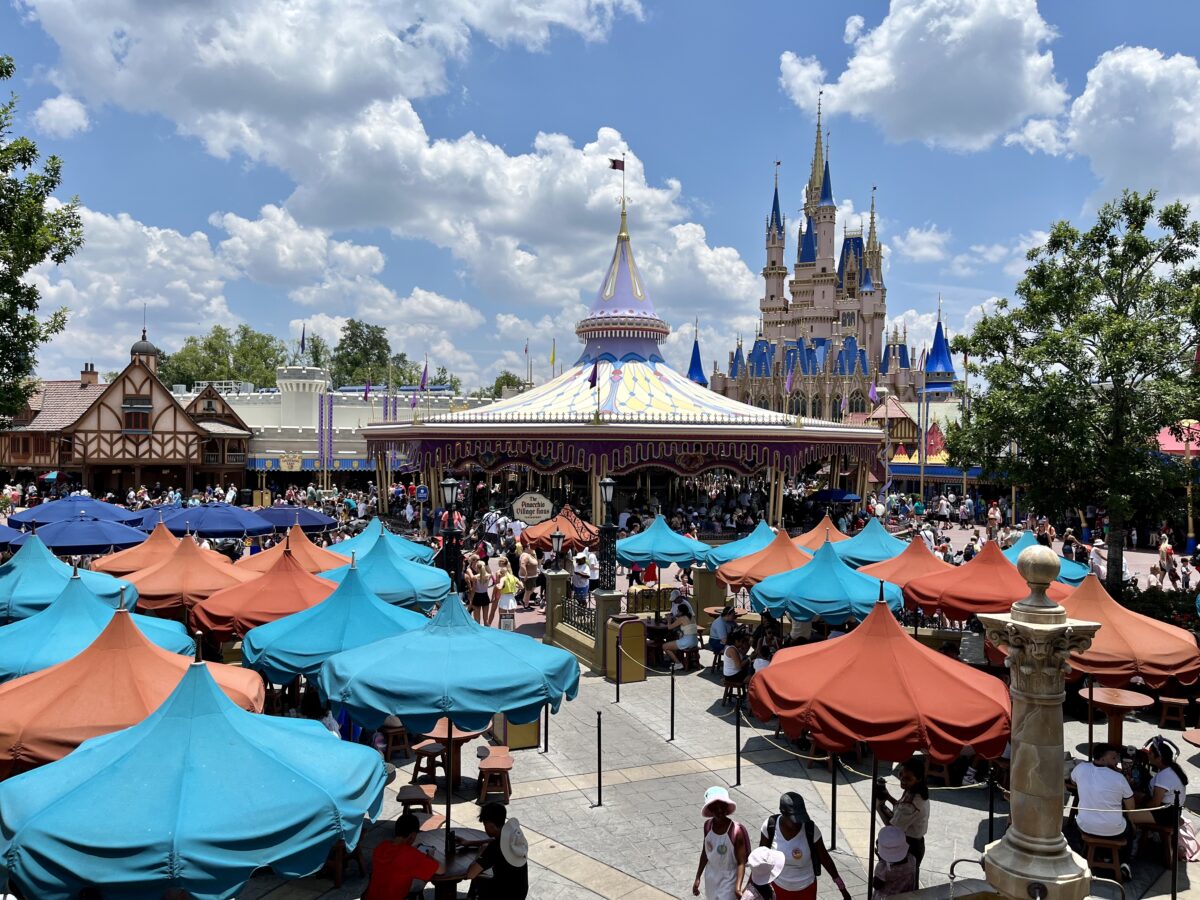 This Is Where You Get Nice Views Of Fantasyland - DisneywithIzzy